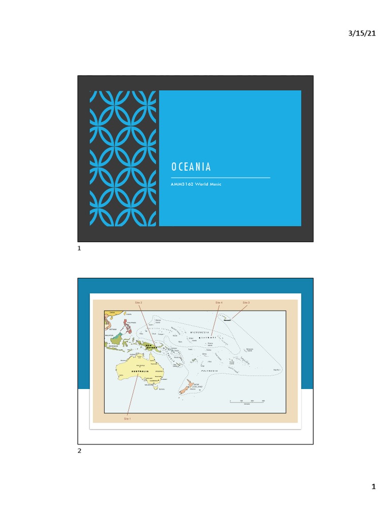 Oceania: Culture, Music, and History | PDF | Oceania | Polynesia