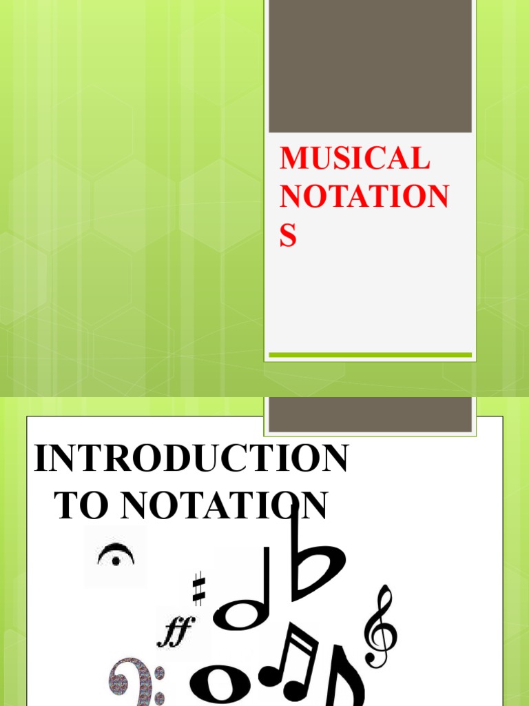 Musical Notation | PDF | Clef | Musicology
