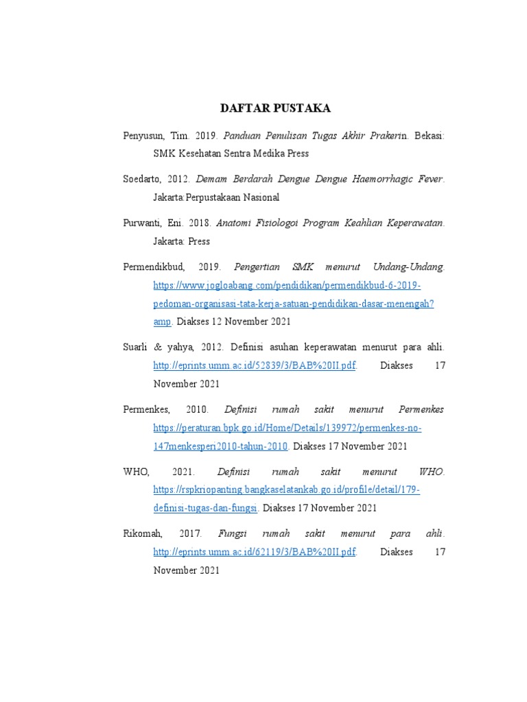 DAFTAR PUSTAKA Dandi | PDF