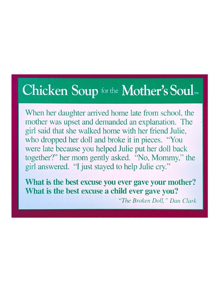 Chicken Soup For The Mother's Soul™ | PDF