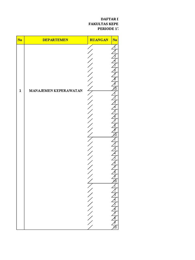 Jadwal Dinas LP 1 | PDF