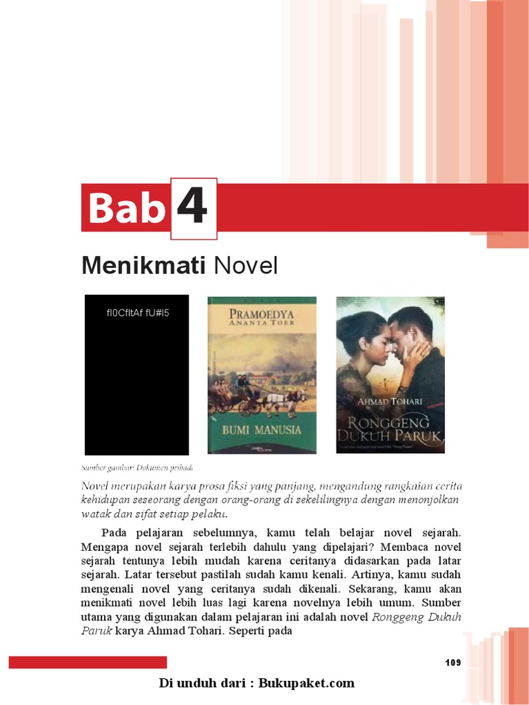 Bab 4 Menikmati Novel-Dikonversi | PDF