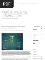 WPS PQR WQT WPQ | PDF | Welding | Construction
