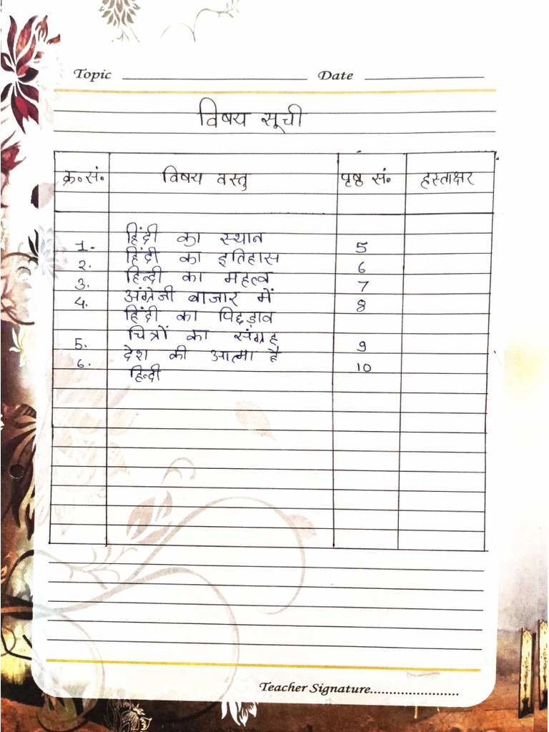 Hindi Project Class 12 TH | PDF