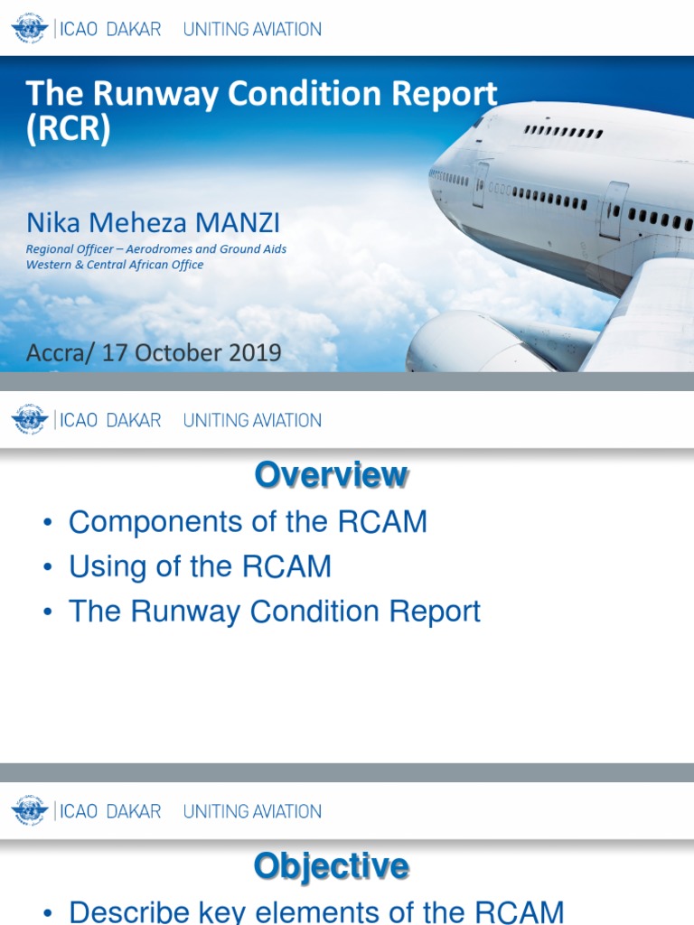 The Runway Condition Report (RCR) : Nika Meheza MANZI | Download Free ...