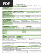 Account Service Request Form | PDF | Cheque | Debit Card