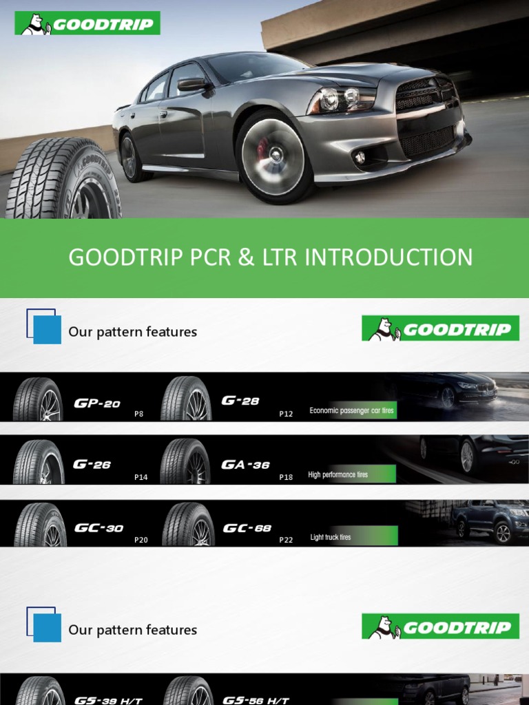 Goodtrip Pattern | PDF | Tire | Manufactured Goods