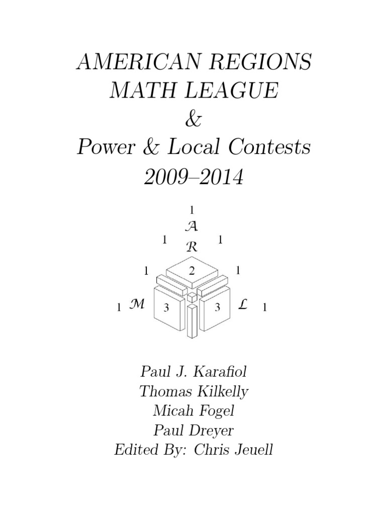 Arml 2009 2014 | PDF | Mathematics