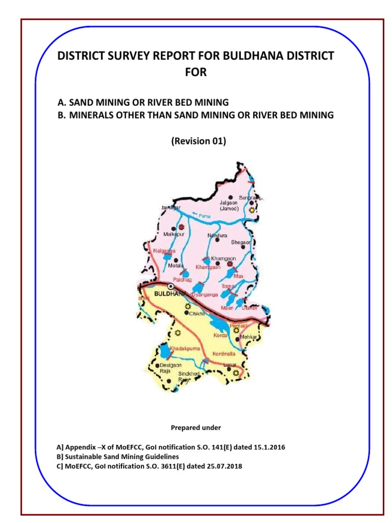 District Survey Report For Buldhana District FOR | PDF | Natural ...