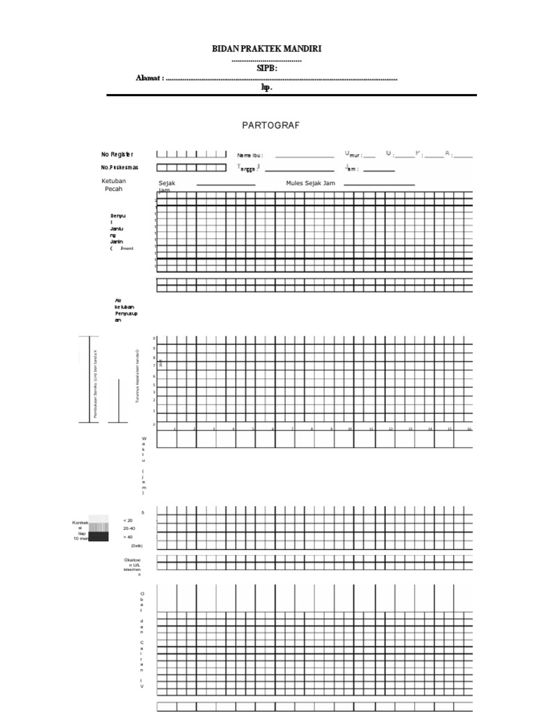 Partograf b2 | PDF