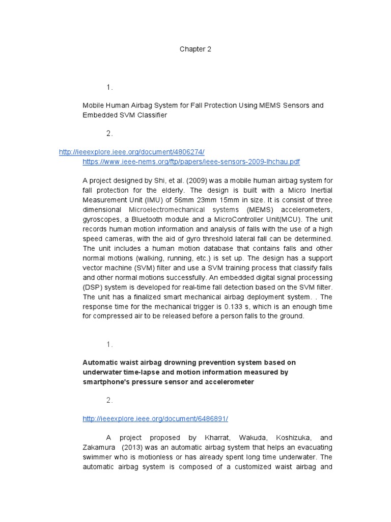 RRL - Airbag System | PDF | Airbag | Accelerometer
