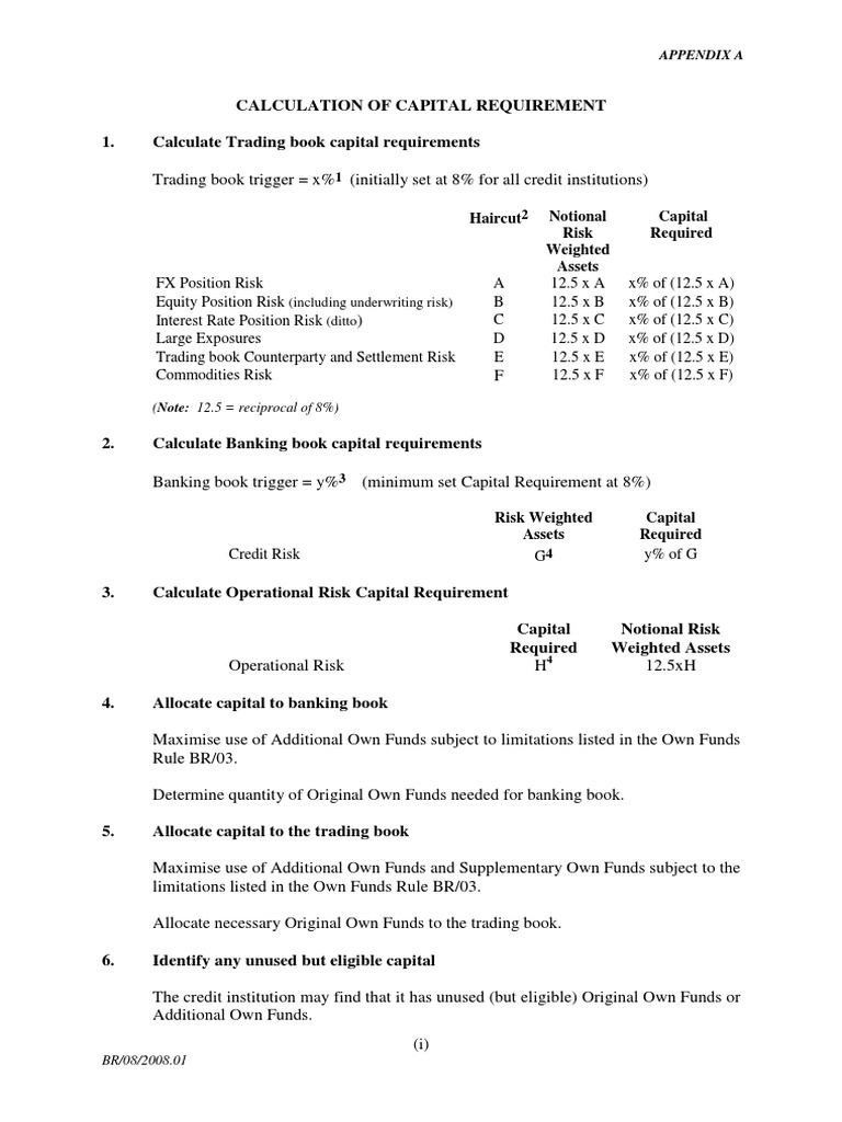 Capital Requirement | PDF | Capital Requirement | Banks
