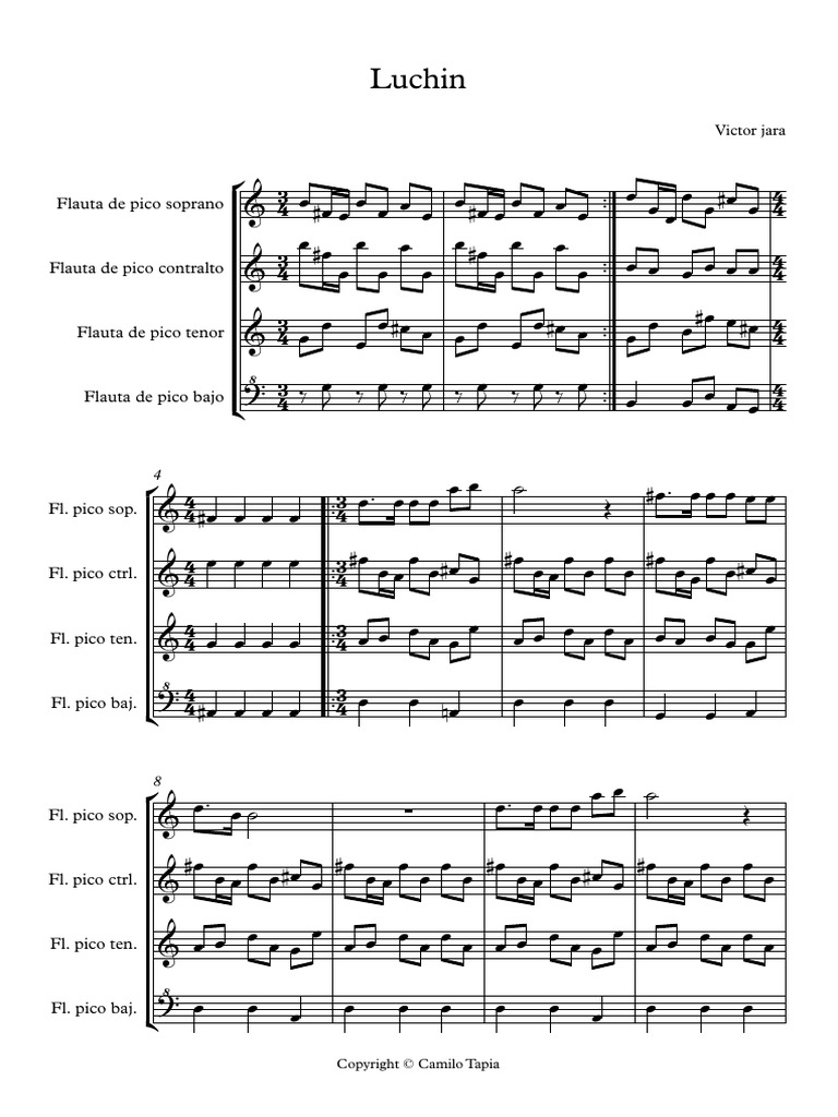 Luchin - Partitura Completa | PDF