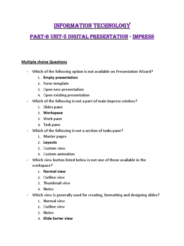Class-9 Unit-5 IT Notes | PDF | Random Access Memory | Computer Memory