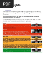 DMV Learner's Permit Questions | PDF | Traffic | Intersection (Road)