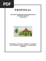 Proposal Pembangunan Mushola | PDF