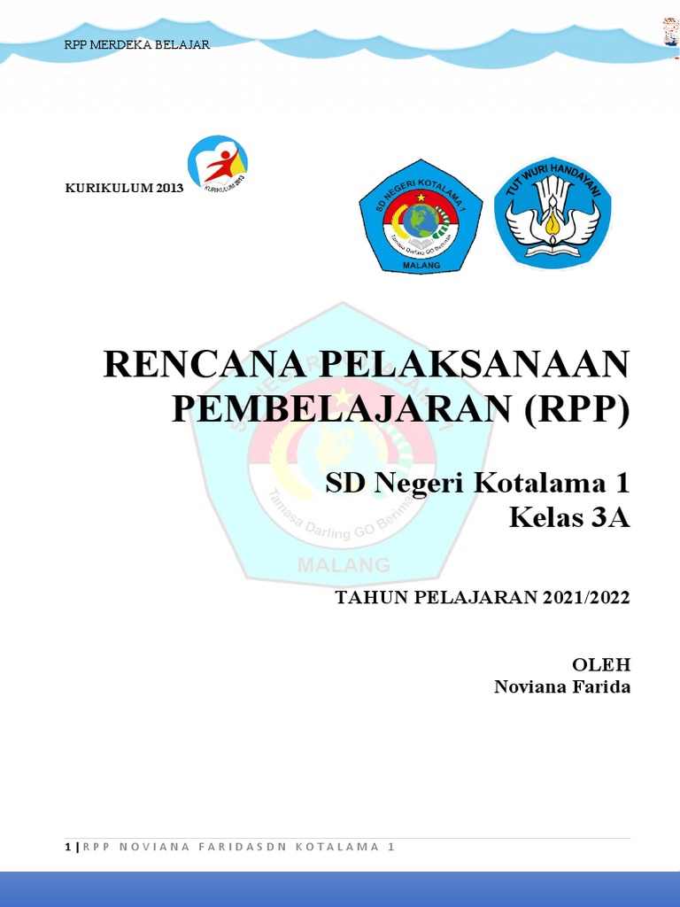RPP Merdeka Belajar Berdiferensiasi | PDF