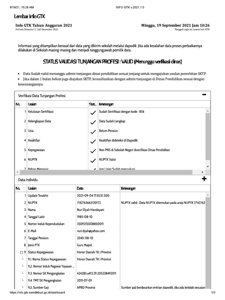 INFO GTK v.2021.1 Nuri | PDF
