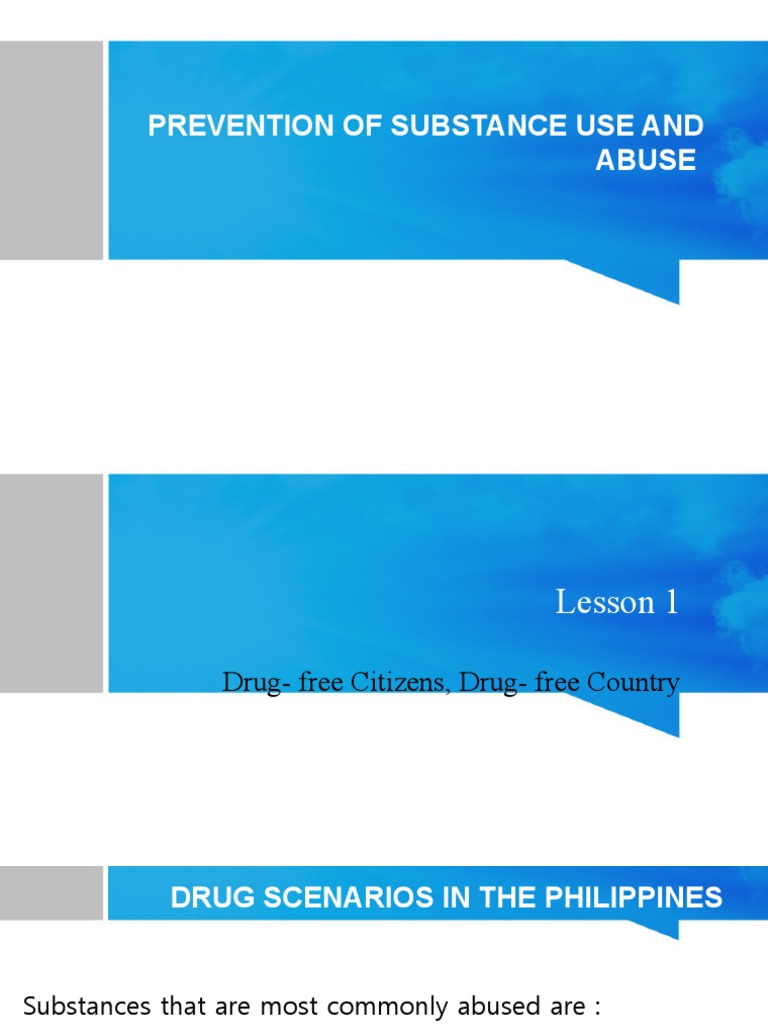 Prevention of Substance Use and Abuse | PDF | Substance Abuse | Drugs
