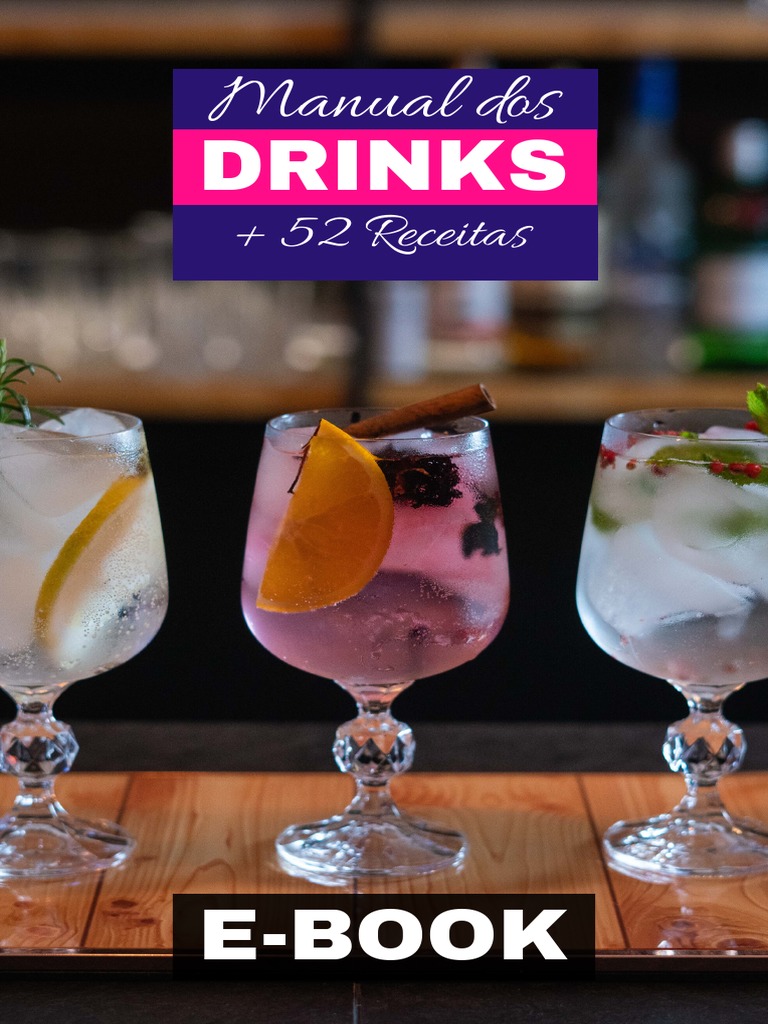 Manual Dos Drinks | Download grátis PDF | Coquetéis | Barman