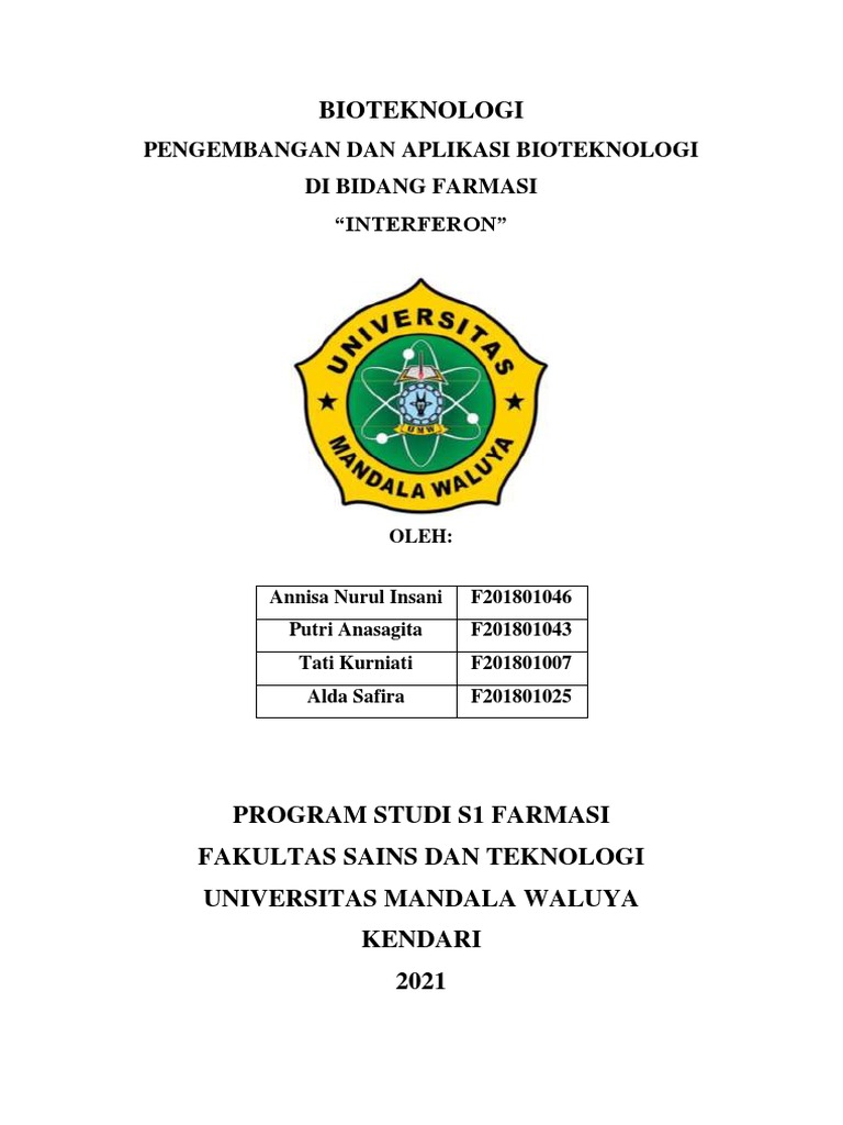 Makalah INTERFERON | PDF