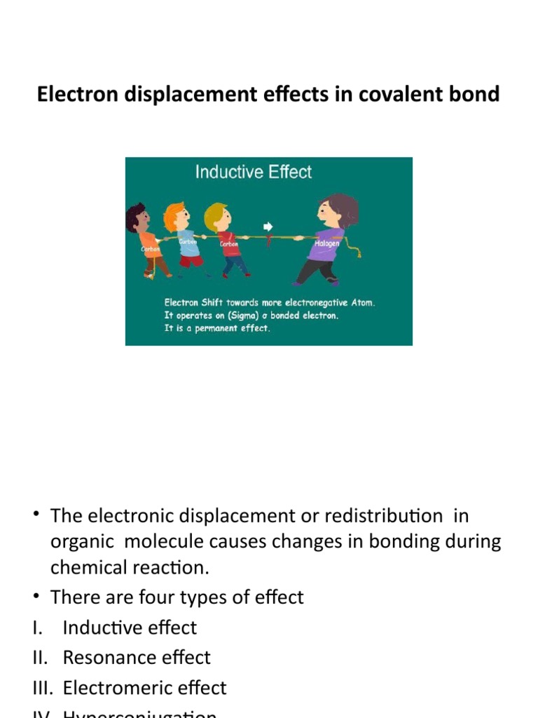 Electron Displacement Effects in Covalent Bond | PDF
