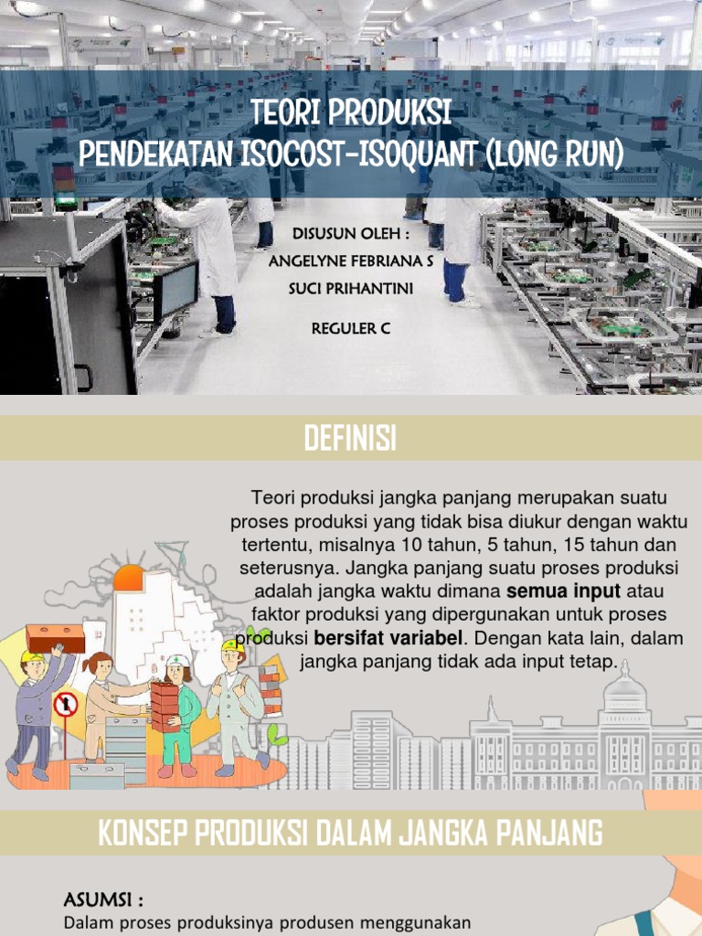 6 Teori Produksi Isocost-Isoquant | PDF