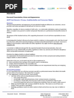 Pharmacy Dress Code Guidelines | PDF | Pharmacy | Pharmacist
