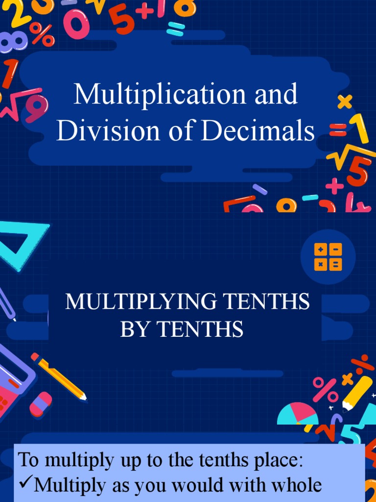 Multiplication And Division Of Decimals PDF Significant Figures