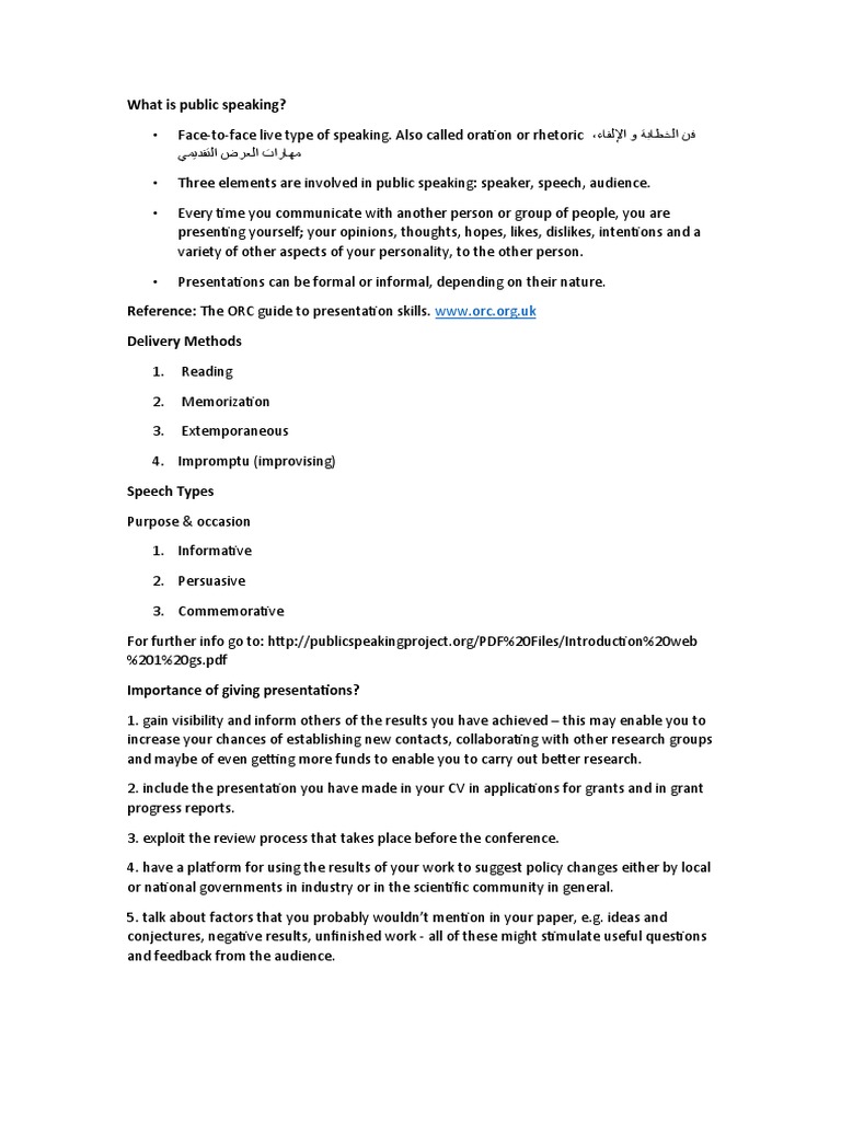 What Is Public Speaking? | PDF | Public Speaking | Rhetoric