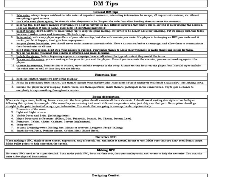DM Board - Impro | PDF