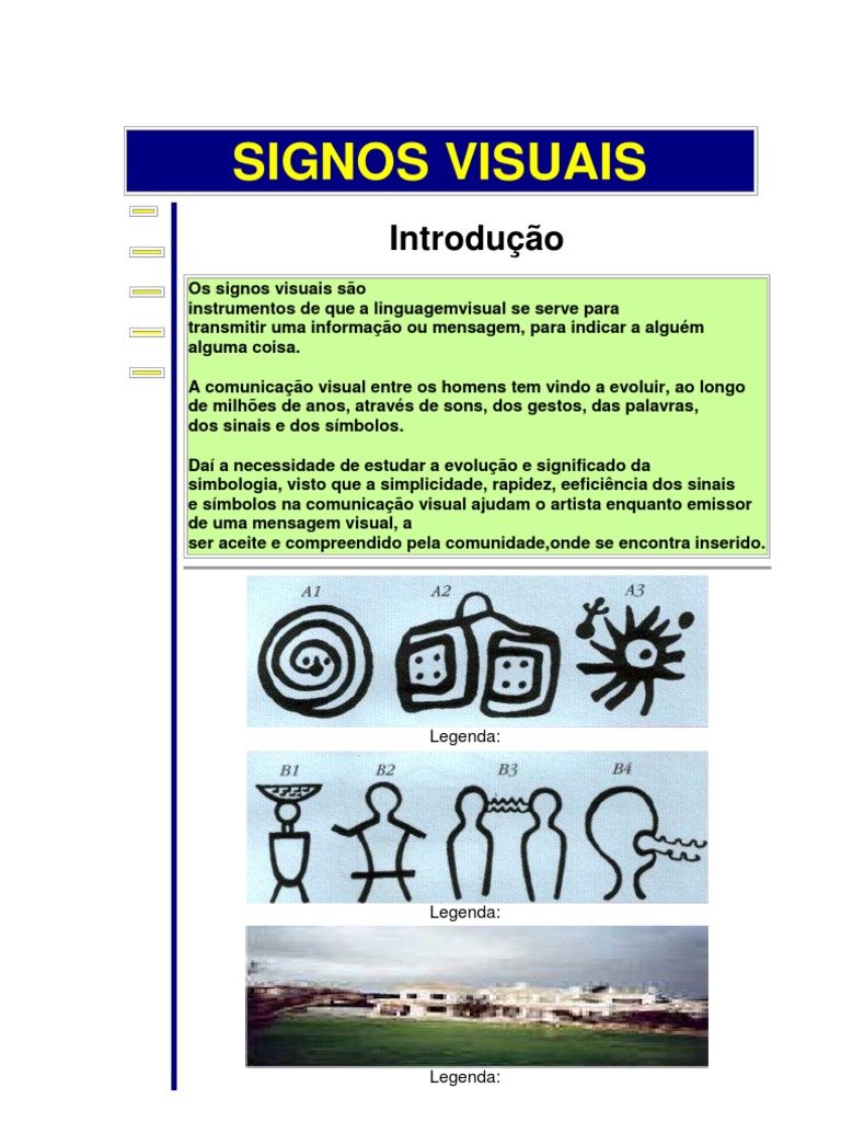Signos Visuais | PDF | Comunicação | Informação