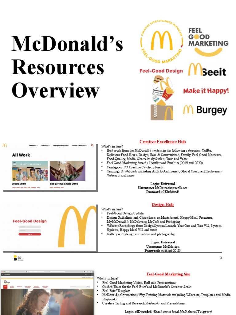 McDonald's Resources Overview | PDF | Mc Donald's | Foods