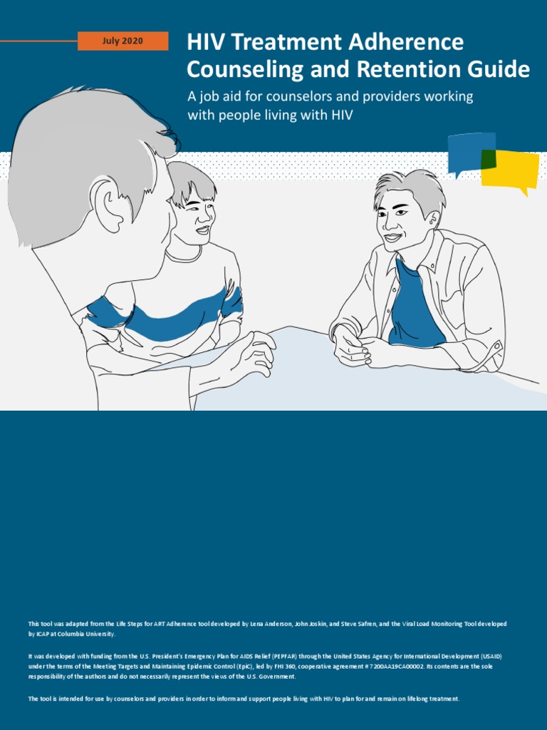 HIV Treatment Adherence Counseling Guide | PDF | Hiv | President's ...
