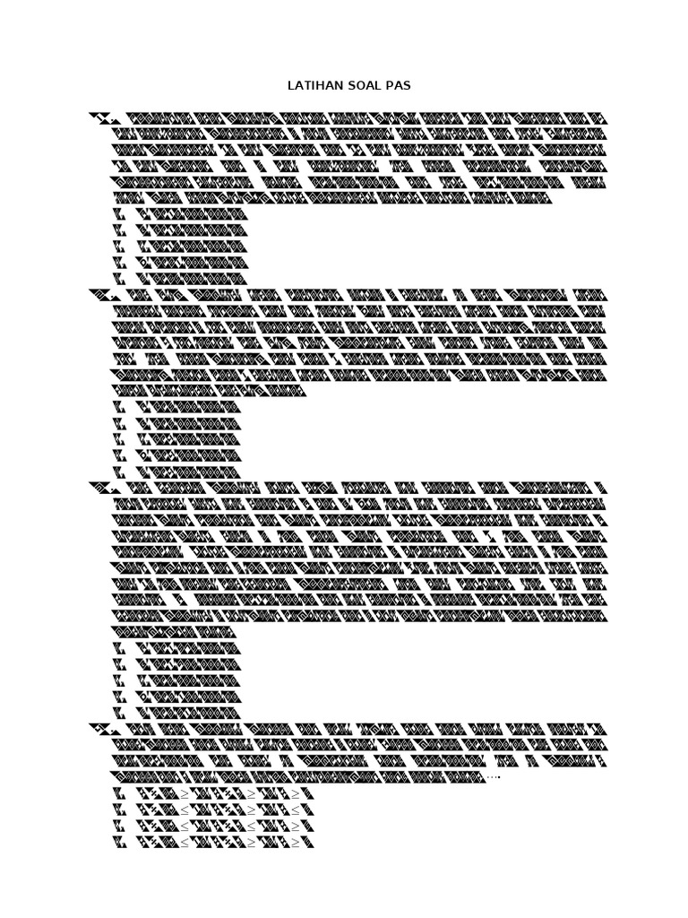 SOAL PAS | PDF