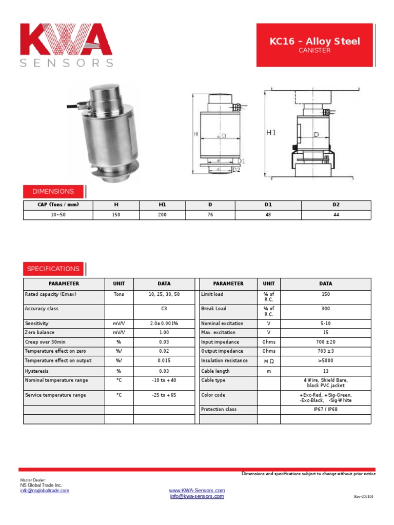 KC16 - Alloy Steel: Canister | PDF | Computer Engineering ...