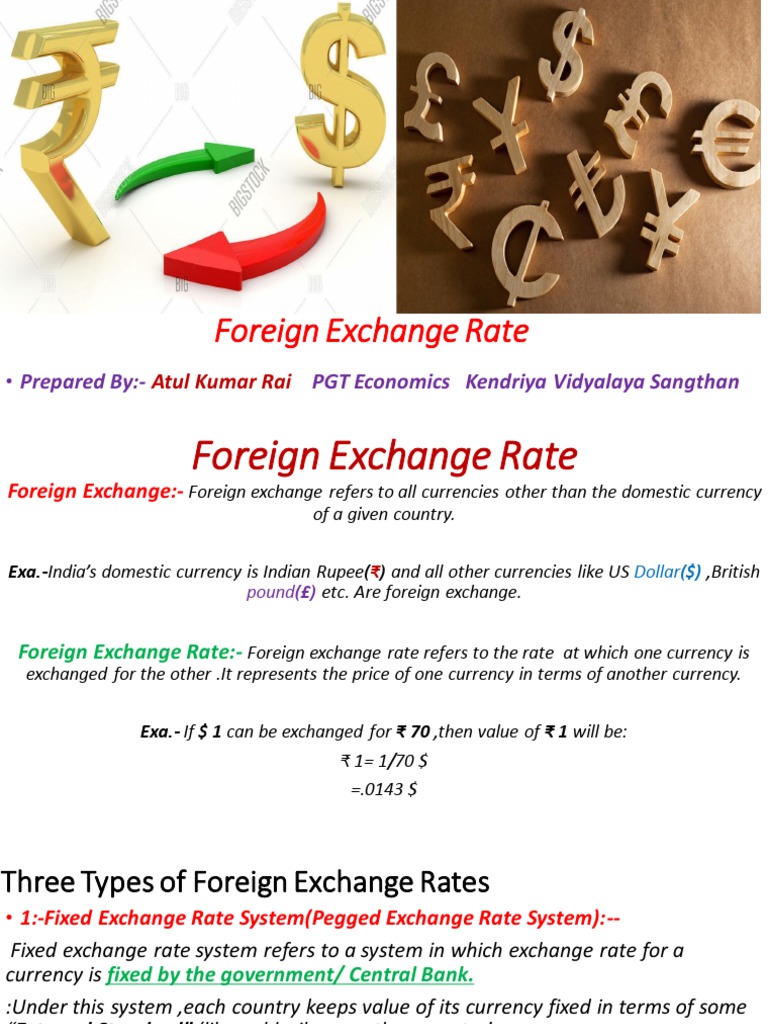Foreign Exchange Rate: Atul Kumar Rai | Download Free PDF | Exchange ...