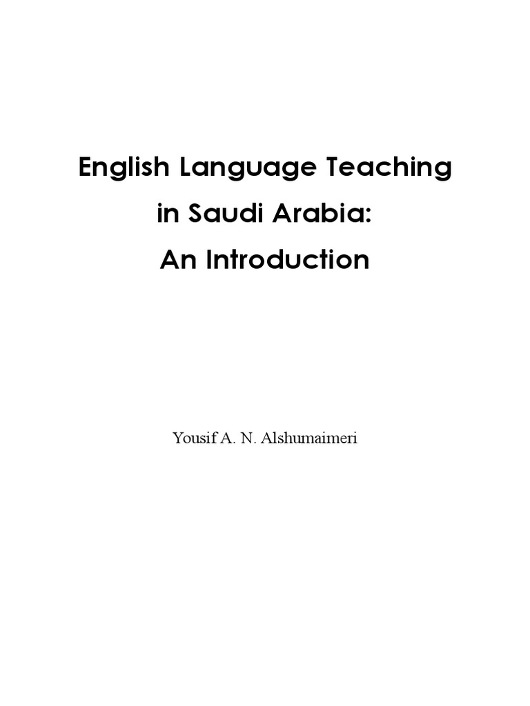 Introduction To English Language Teaching An Introduction CH2 | PDF ...
