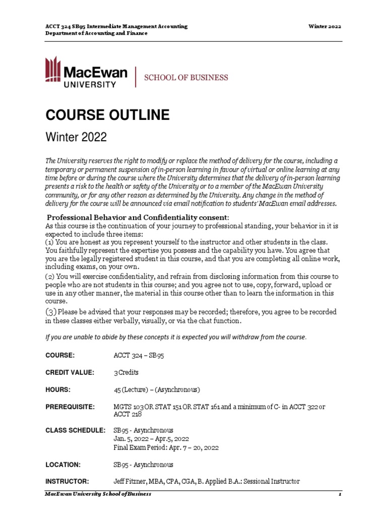 Acct 324 | PDF | Academic Dishonesty | Test (Assessment)