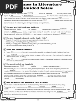 COMMON THEME TOPICS Used in Literature | PDF | Social Science | Science ...