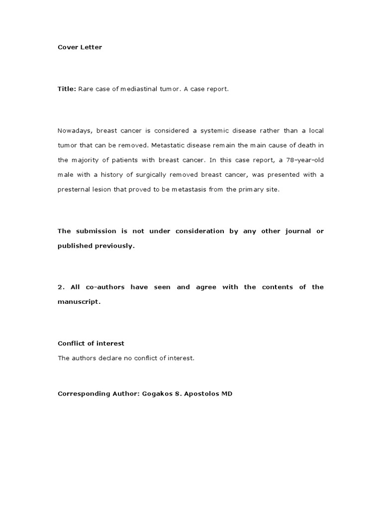 Cover Letter - Karagiannidou | PDF