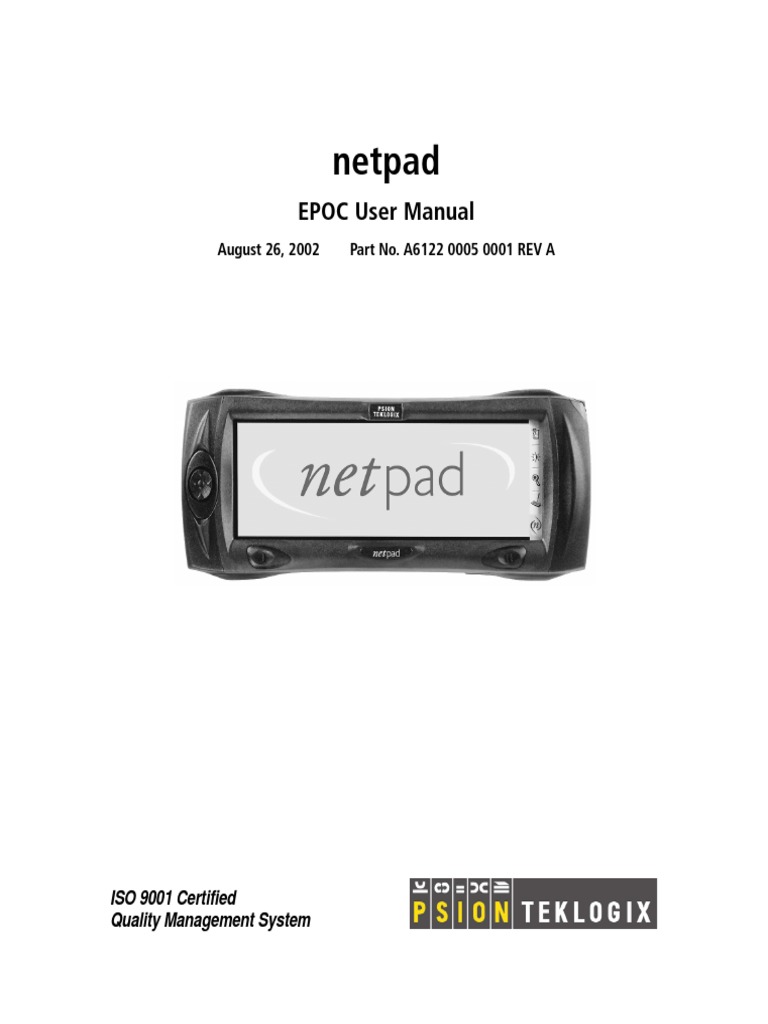EPOC NetPad User-Manual | PDF | Electromagnetic Interference | Radio