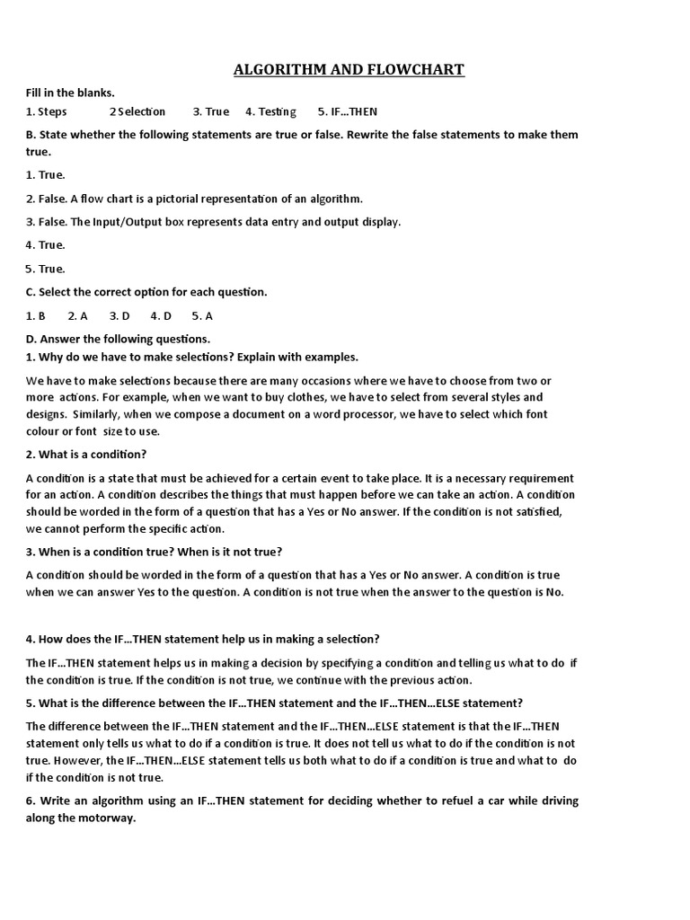 Algorithm and Flowchart: Right Byte 2 | PDF | Computer Programming ...