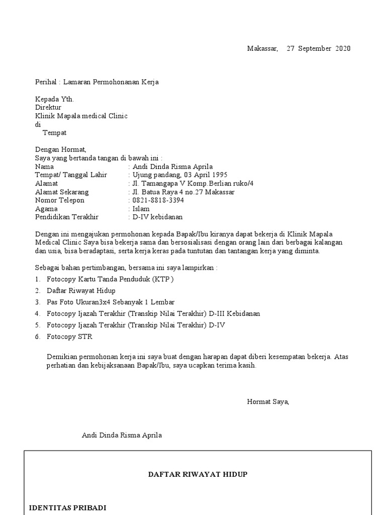 Berkas Dinda Unhas | PDF