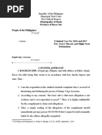 Sample Affidavit Complaint For E-Libel | PDF | Defamation | Common Law