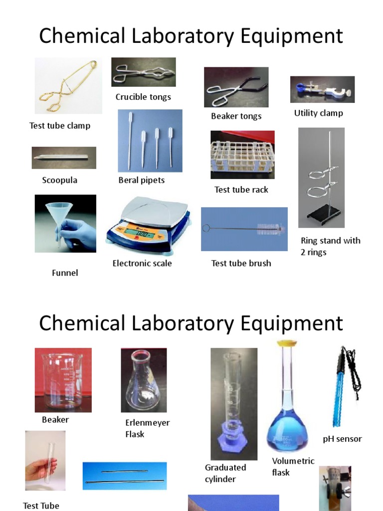 Essential Chemical Lab Equipment List | PDF