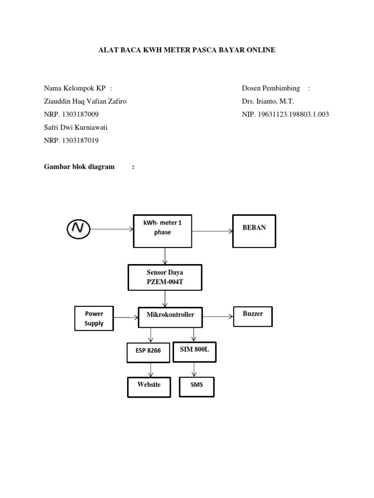 Alat Baca KWH Meter Pasca Bayar Online | PDF | Teknologi & Rekayasa ...