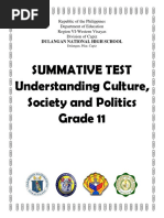 Ucsp Reviewer Chapter 1-2 in Grade 11 | PDF | Anthropology | Identity ...