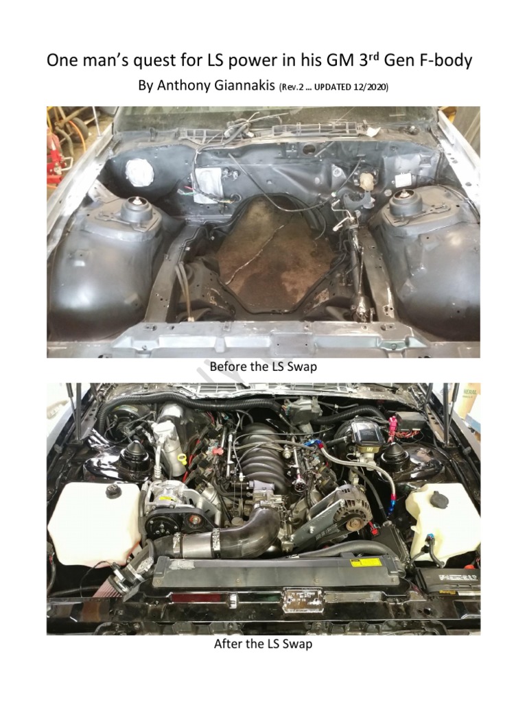 LS Swap Guide for 3rd Gen Camaro | PDF | Throttle | Electrical Connector