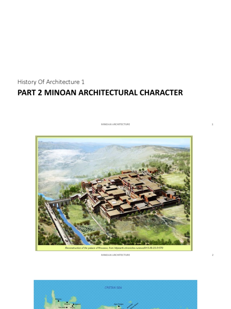 Minoan Palace Architecture | PDF | Architectural Elements ...